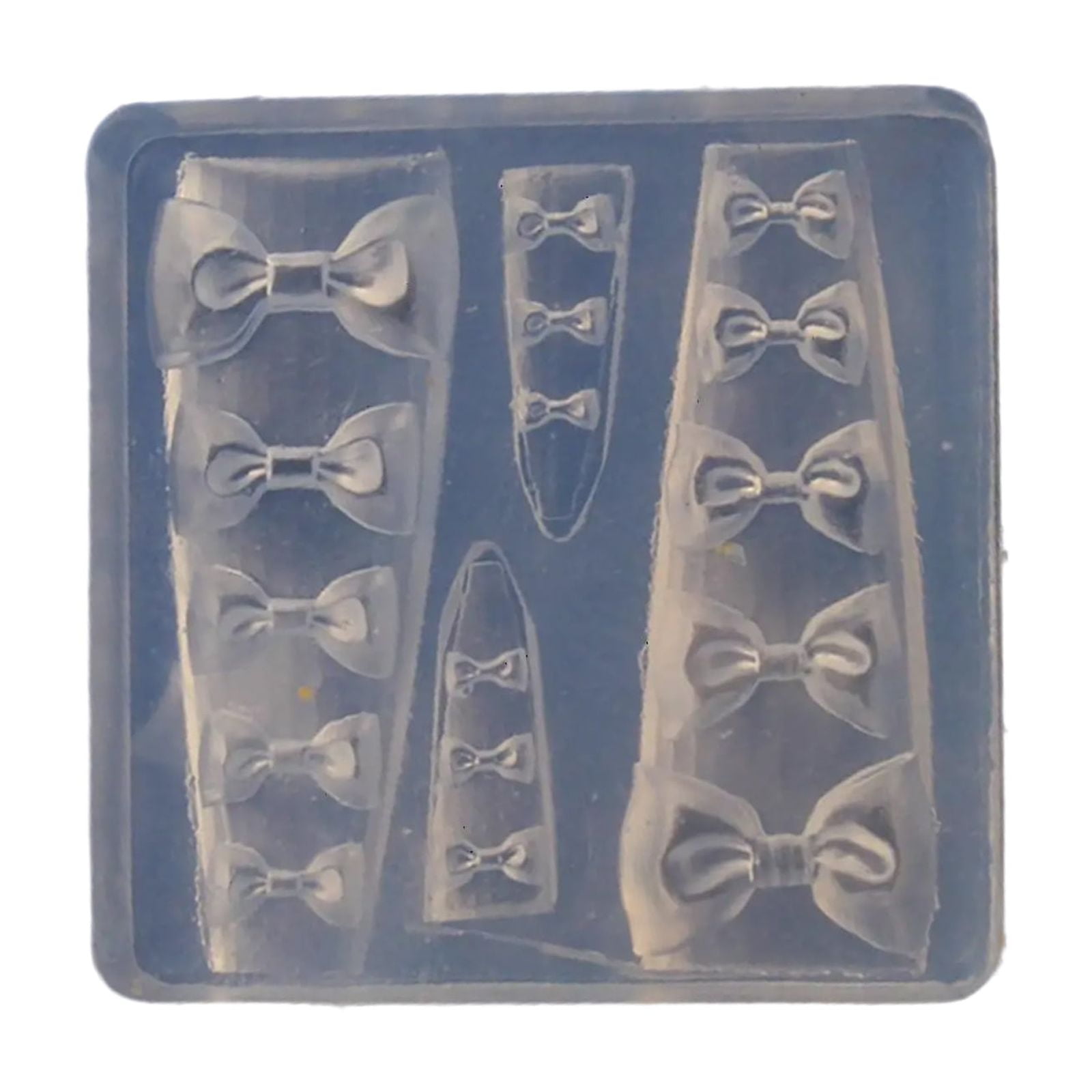 Fashionable Bowknot Silicone Mould Set for Crafting 3D Nails Art ...