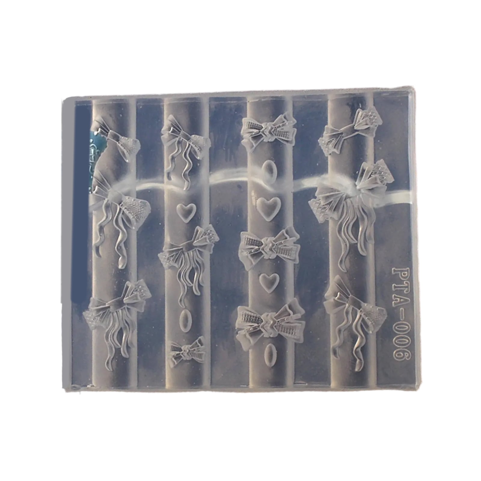 Fashionable Bowknot Silicone Mould Set for Crafting 3D Nails Art ...