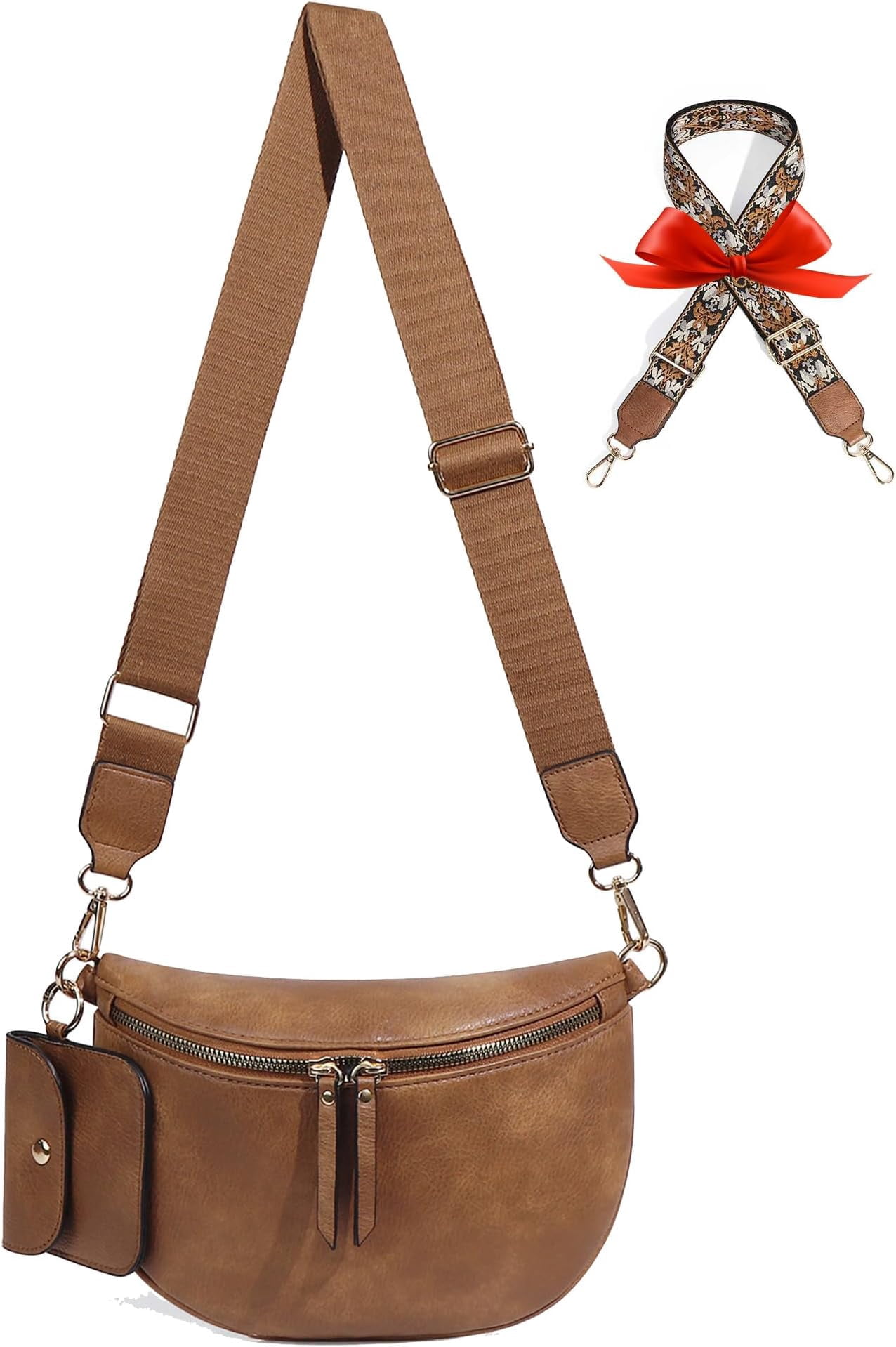 Fashionable Checkered Crossbody Bum Bag for Women - Large Capacity ...