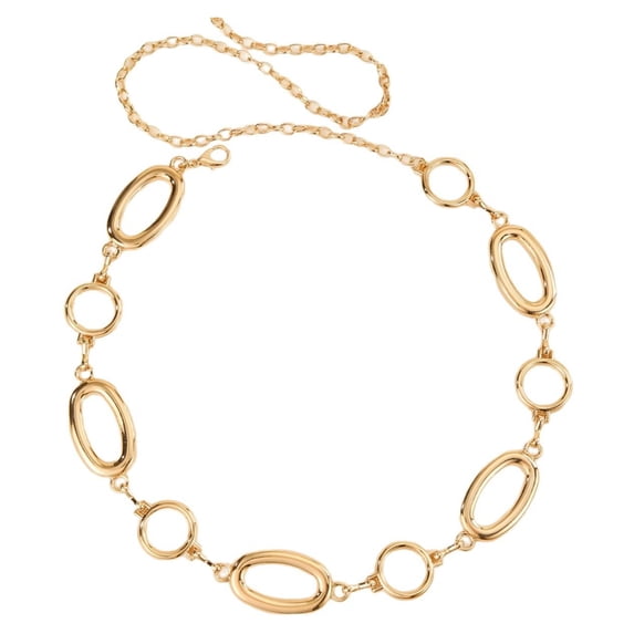 Fashionable Circular Metallic Waist Chain Belt For Women Seeking Unique ...