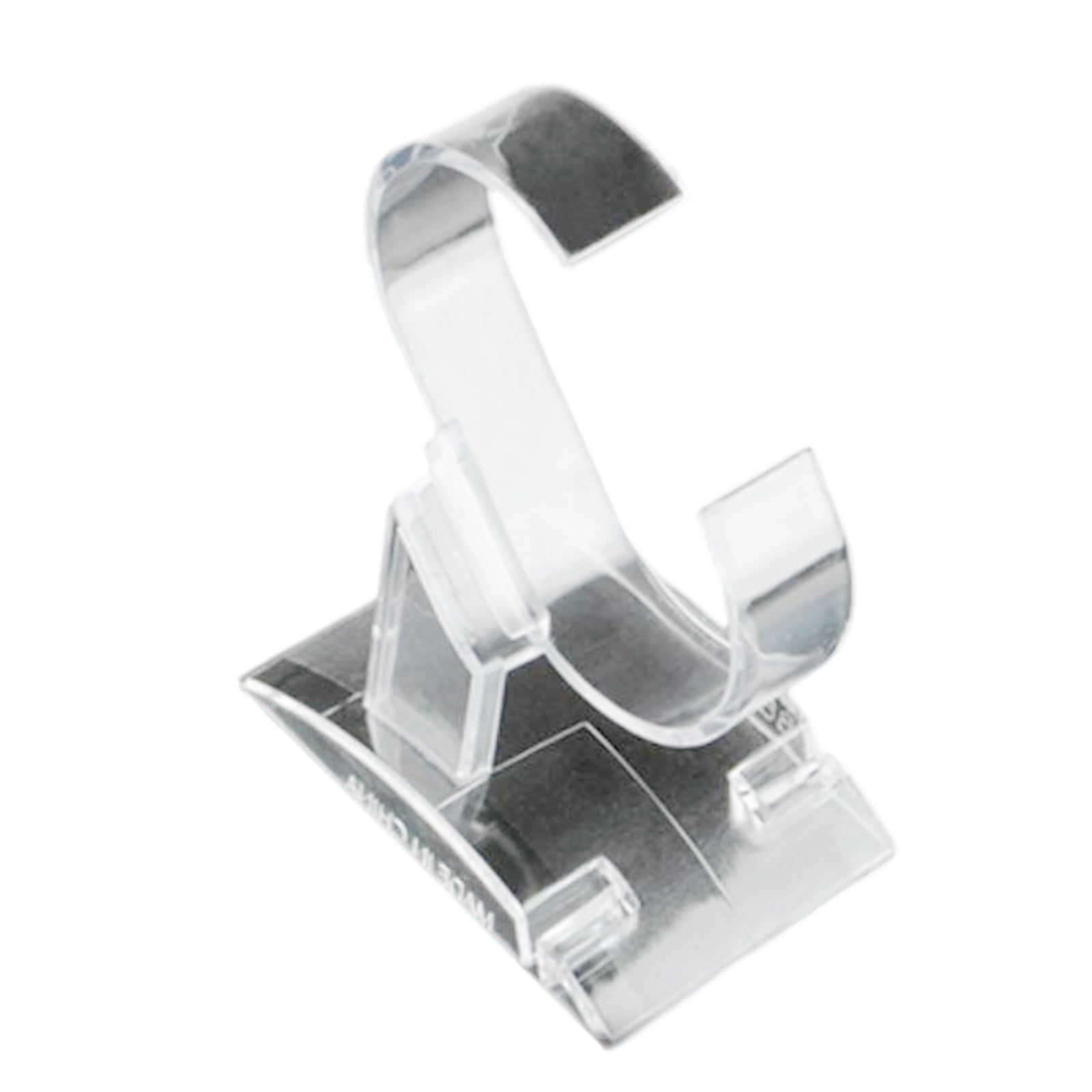 Fashionable Clear Sturdy Plastic Watch Holder C Shape Designs Fashion ...