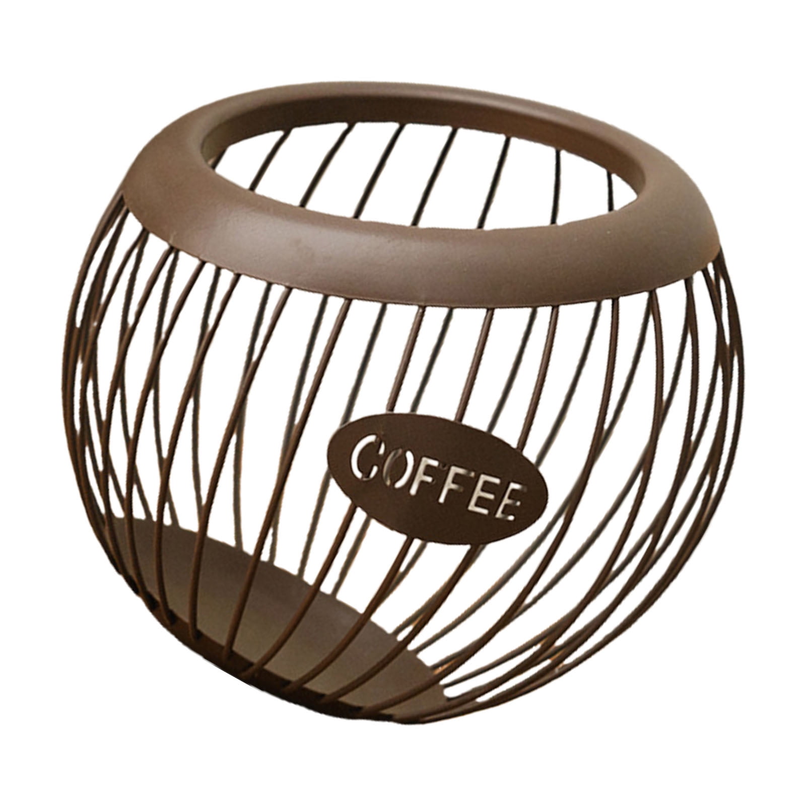 Fashionable Elegant Sturdy Coffee Storage Basket Solution Opening for ...