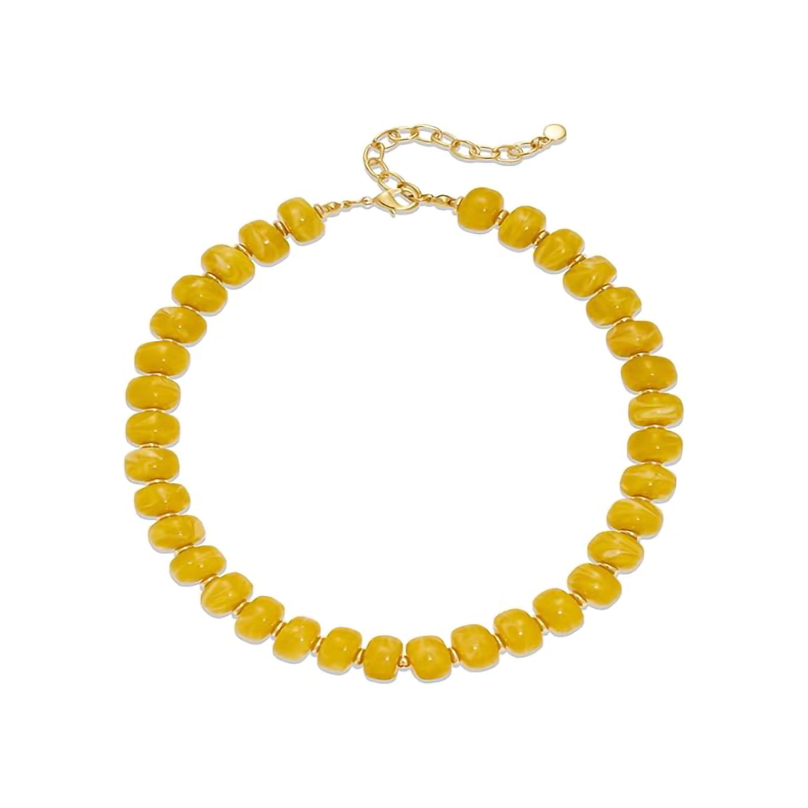 Fashionable Geometric Beaded Necklace Bohemian Styles Adjustable ...