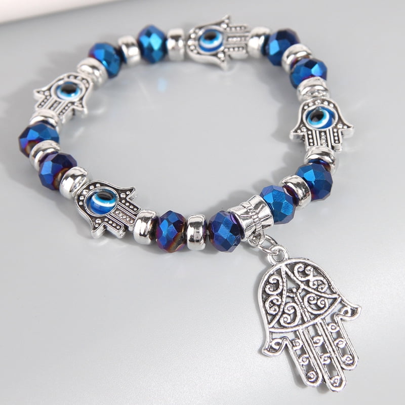 Fashionable Gold Accessories Devil's Eye Crystal Versatile Metal Palm ...