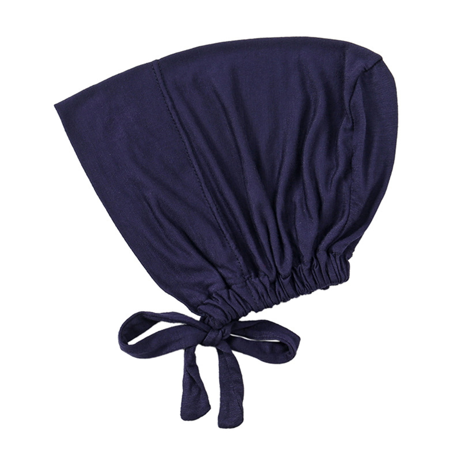 Fashionable Hat Elastic Tie Back Hijab Head Scarf Inner Caps Underscarf ...
