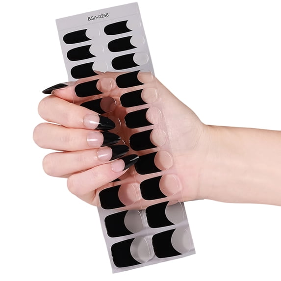Fashionable Nails Stickers Easy Application NonToxic ABS Construction ...