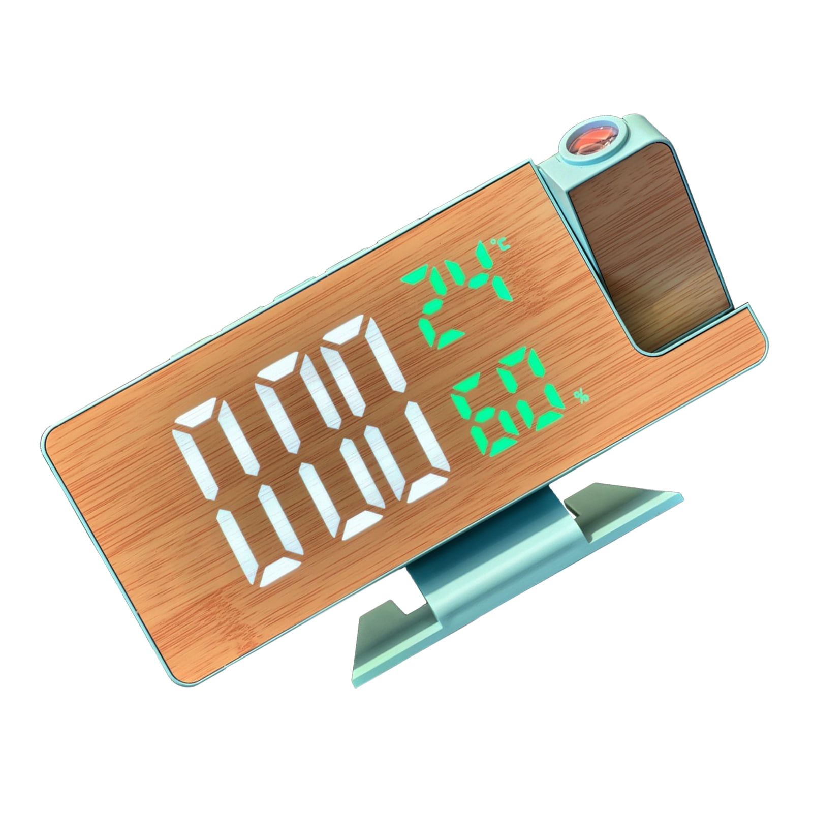 Fashionable Pattern LED Bedside Alarm Clock with Time Projection ...