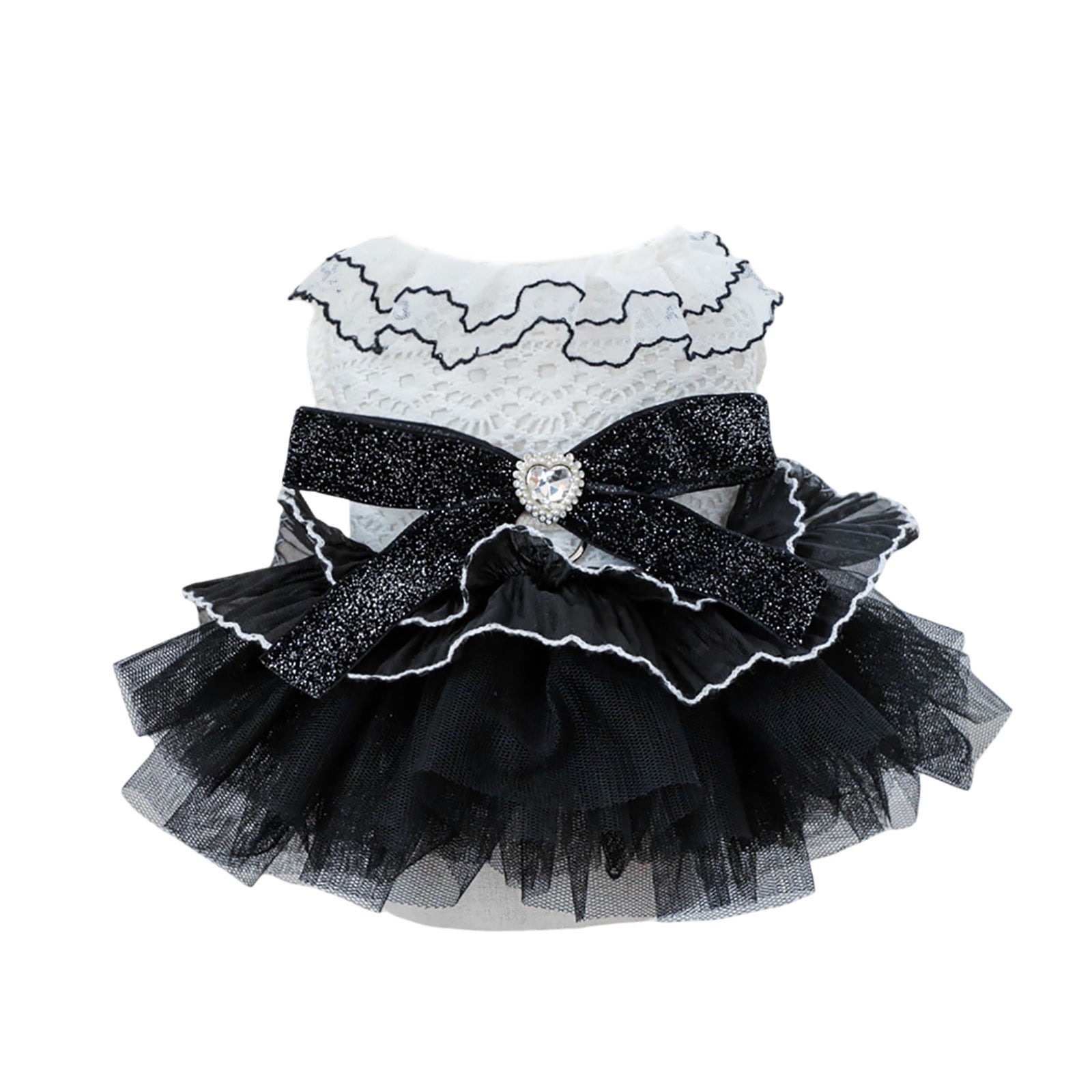 Fashionable Pet Clothes Stylish Blingbling Tutu Dress with Elegant Lace ...