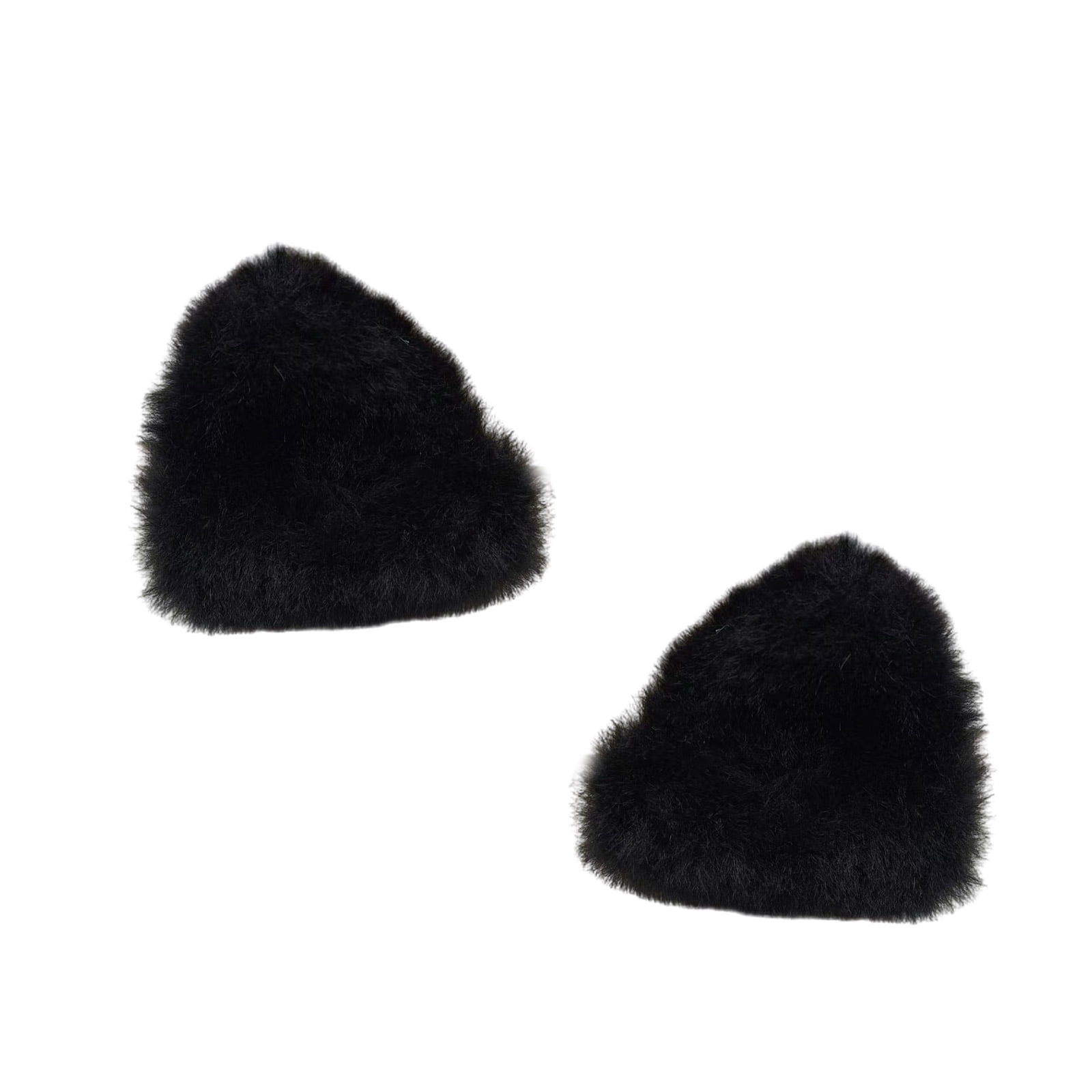 Fashionable Plush Cats Ear Hair Clips Soft Plush Cats Ear Hair Clips ...