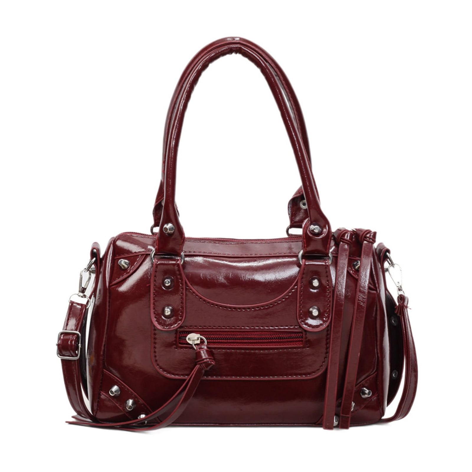 Fashionable Retro Shoulder Bag Soft Suedes Fabric Elegant Carry Methods ...