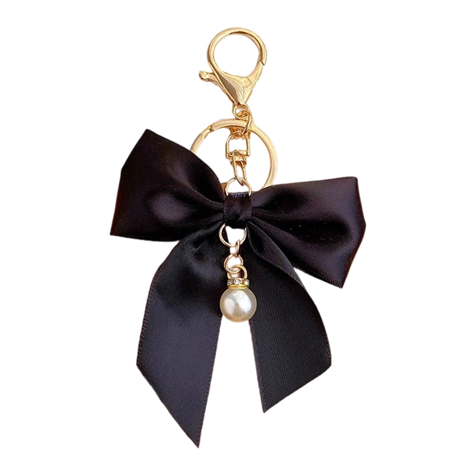 Fashionable Ribbon Bows Key Holder With Imitation Pearls Detailing ...