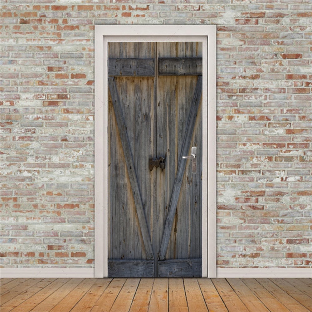 Fashionable Self Adhesive PVC Door Sticker with 3D Visual Effect ...