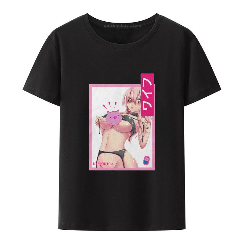 Fashionable Sexy Girl Womens T Shirt Manga Japan Fashion Woman Blouse