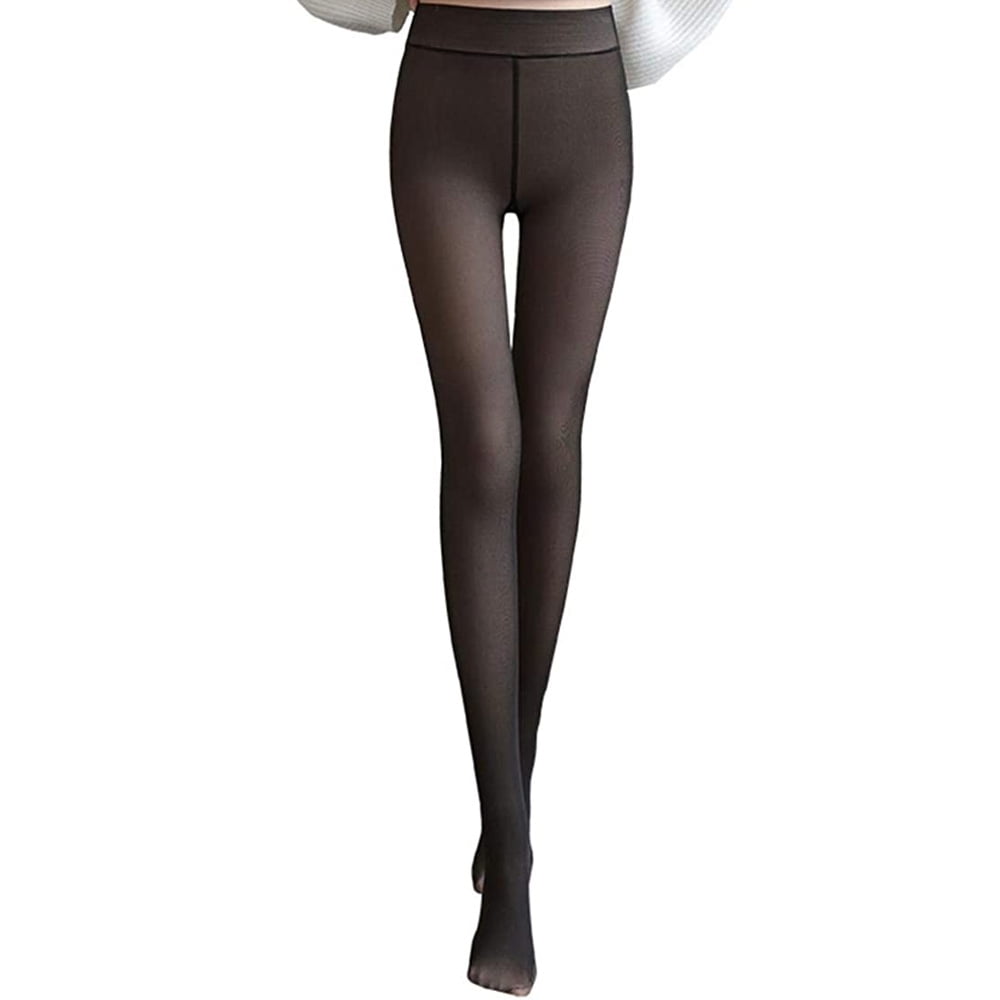 Fashionable Sheer Look Tights Fake Translucent Warm Pantyhose Leggings ...