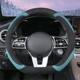 Fashionable Soft Suede D Shape Steering Wheel Cover, 15 Inch Universal ...