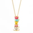 Fashionable Teacup Necklace Handmade Sweater Chain Teacup Ear Studs ...