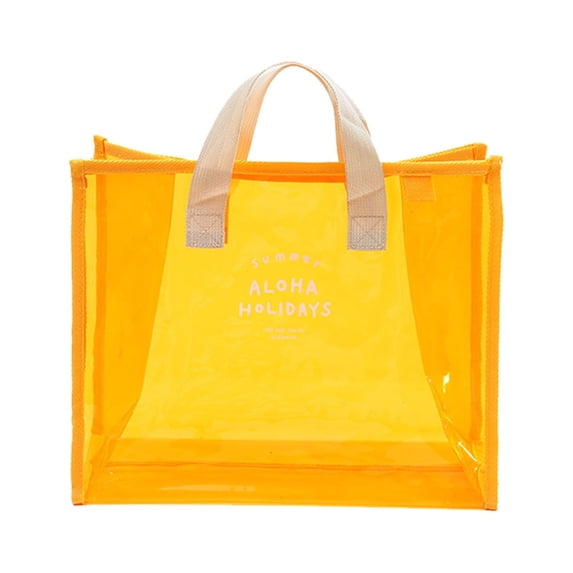 Fashionable Transparent Travel Tote Bag for Summer Beach Holidays ...