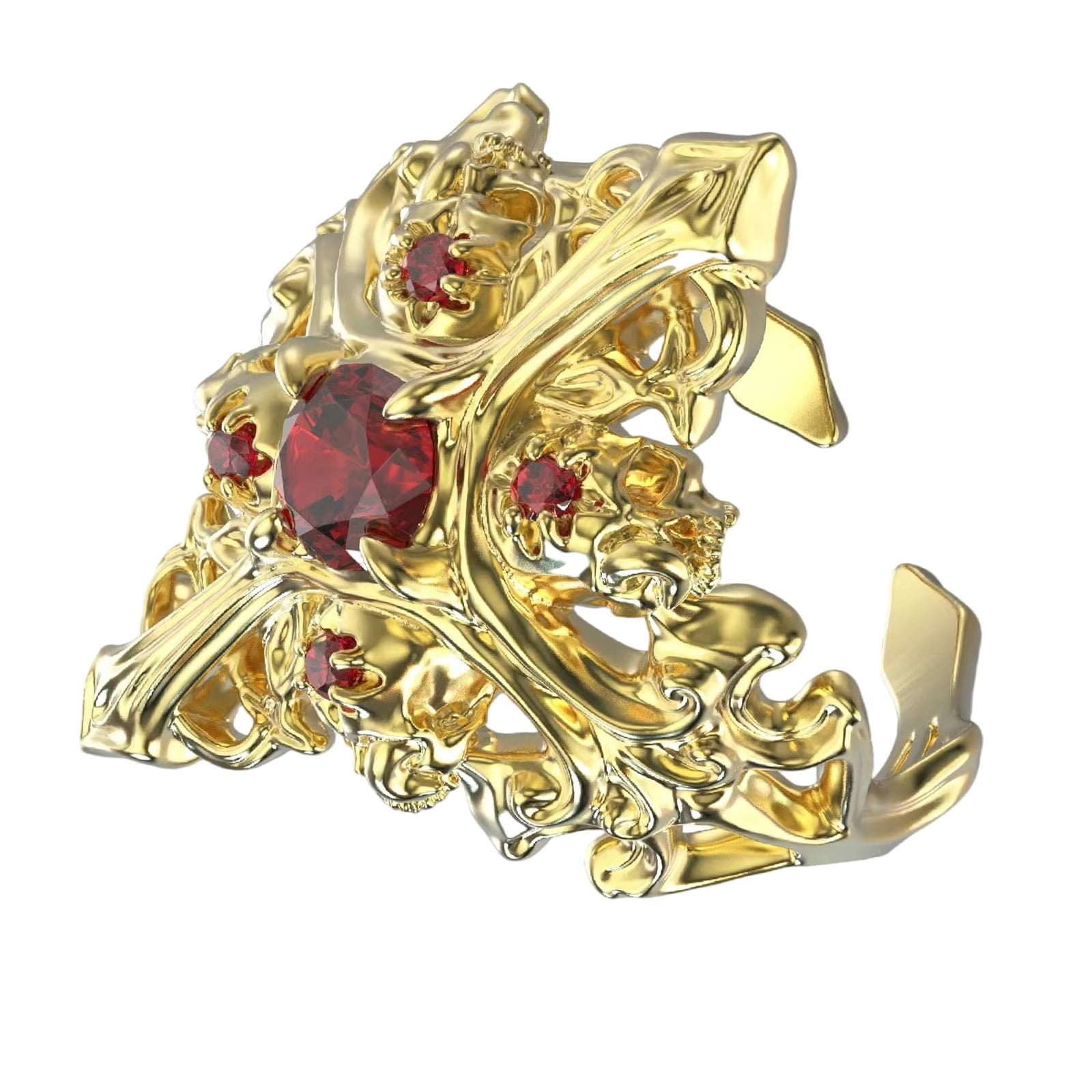 Fashionable Vintage Rings Gothic Finger Rings Alloy Texture Suitable ...