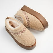 Oooh Geez Women's Cozy Fuzzy Bootie Slippers, Sherpa House Shoes, Starz ...
