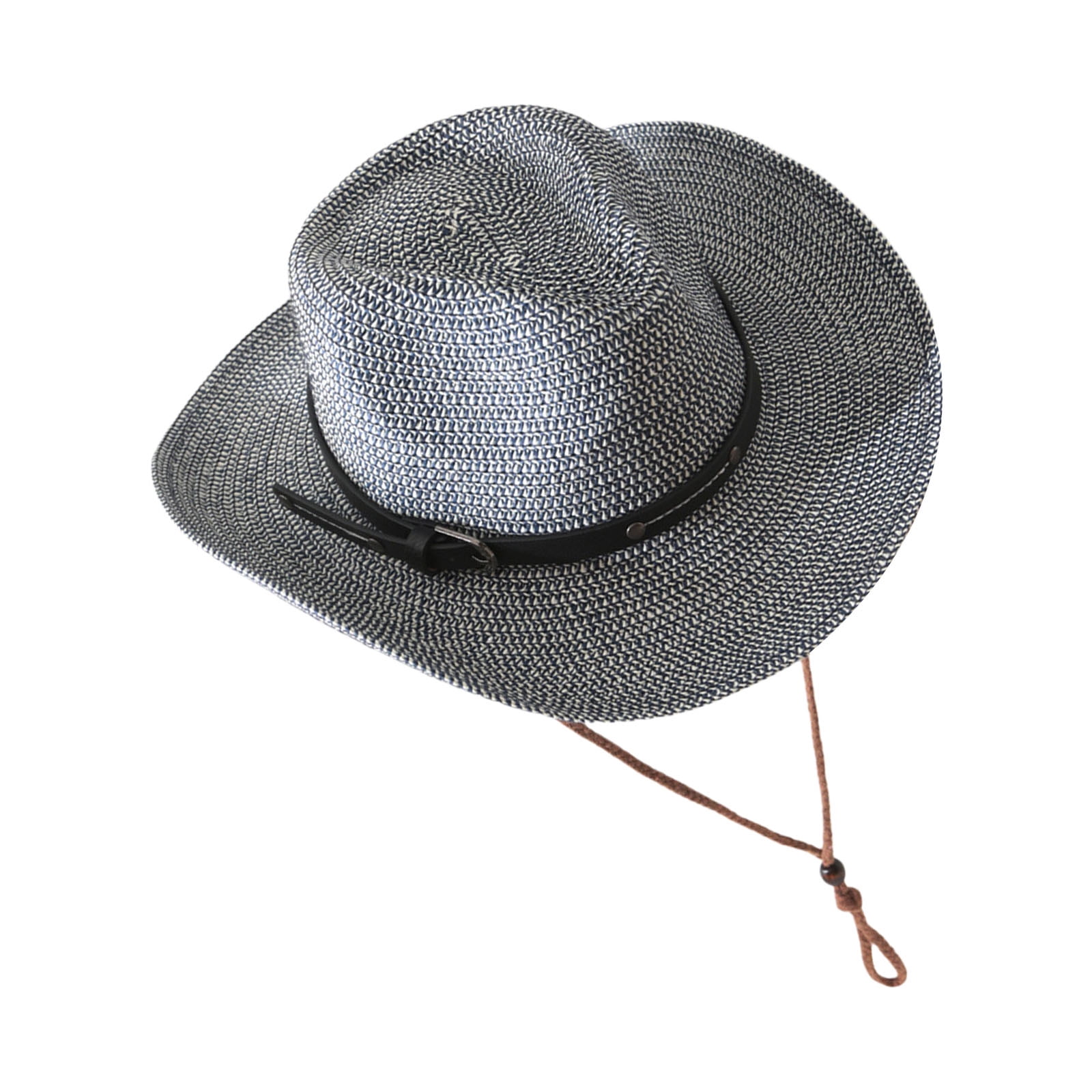 Fashionable Western Styles Sun Hat Adjustable Belt Panama Hat Paper ...
