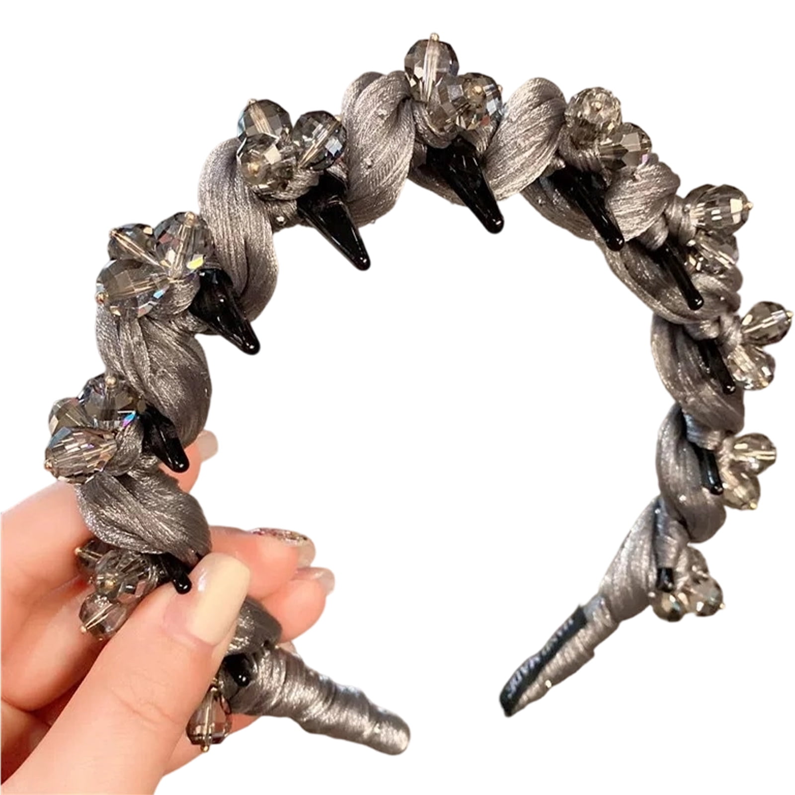 Fashionable cloth high skull drift headband toothed anti slip headband ...