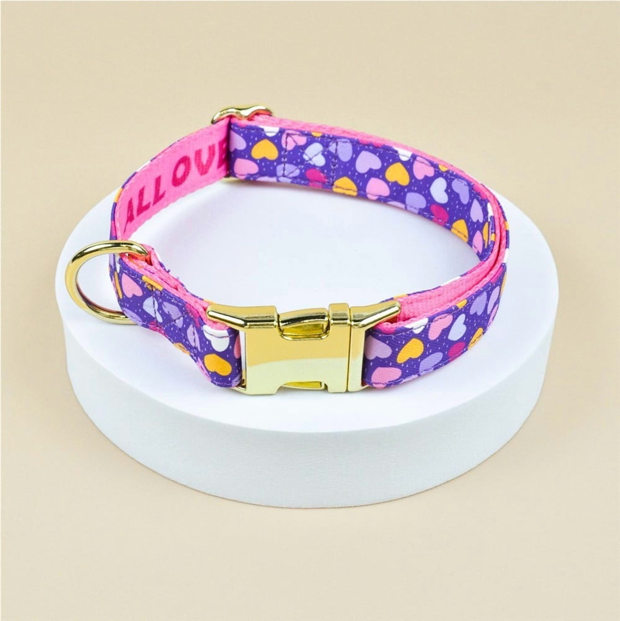 Fashionable, cute, breathable, adjustable dog chest strap, ID tag set ...