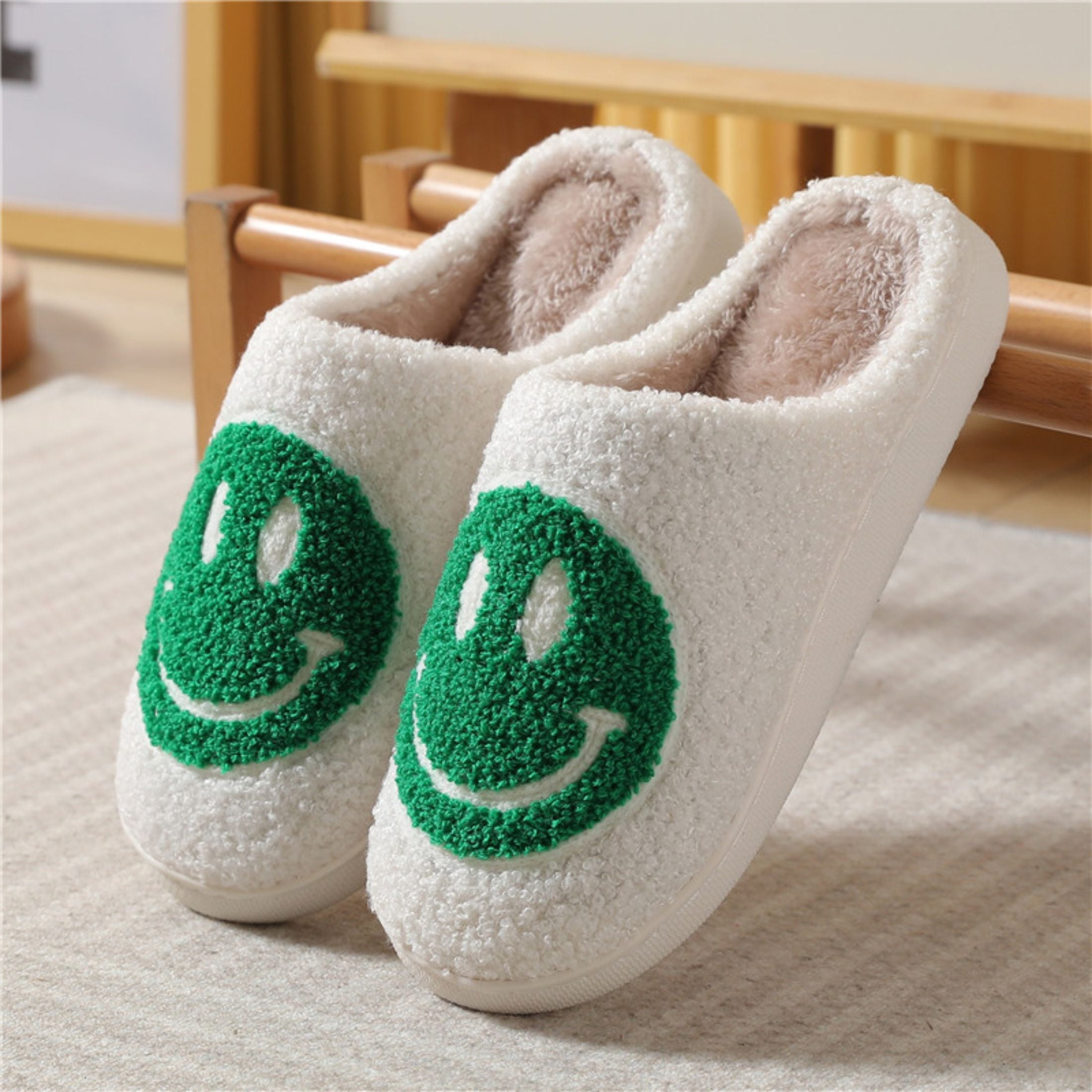Fashionana Cute Smile Face Slippers for Women and Men Perfect Soft ...