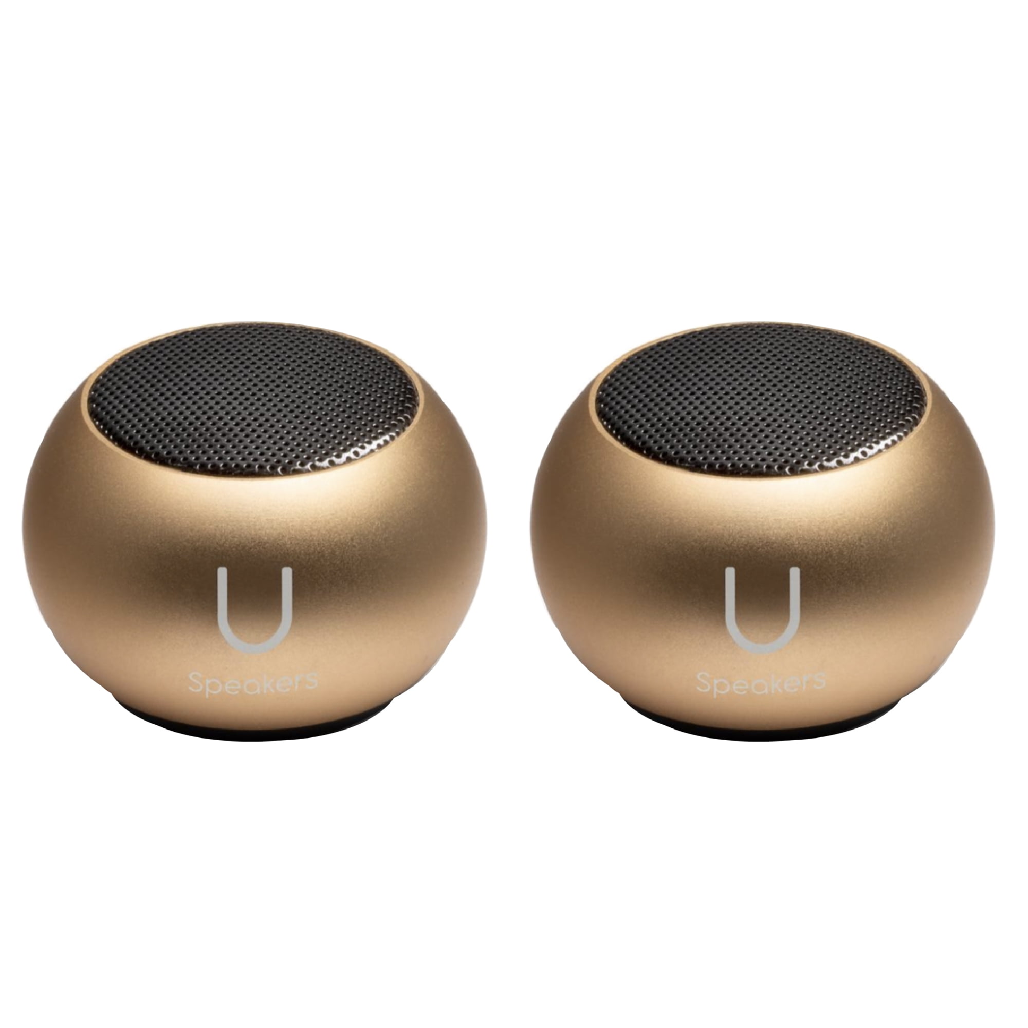 Fashionit U Speakers Mini Bluetooth Computer Speaker 2-Pack Bundle with ...