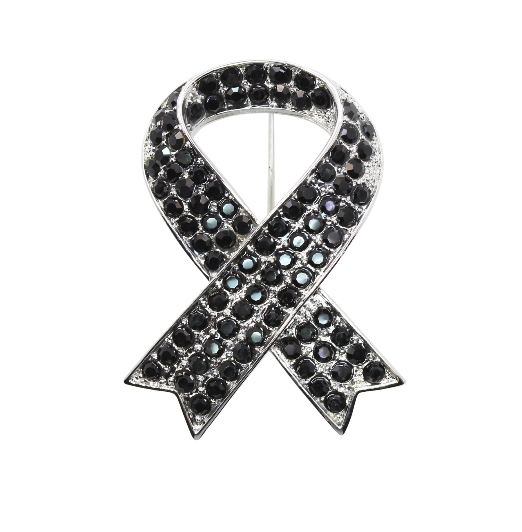 Black Ribbon Mourning Pin