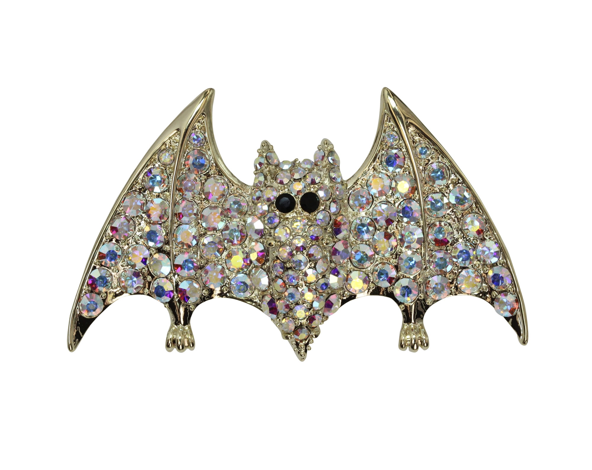 Faship Gorgeous AB Rhinestone Crystal Big Bat Pin Brooch - Walmart.com