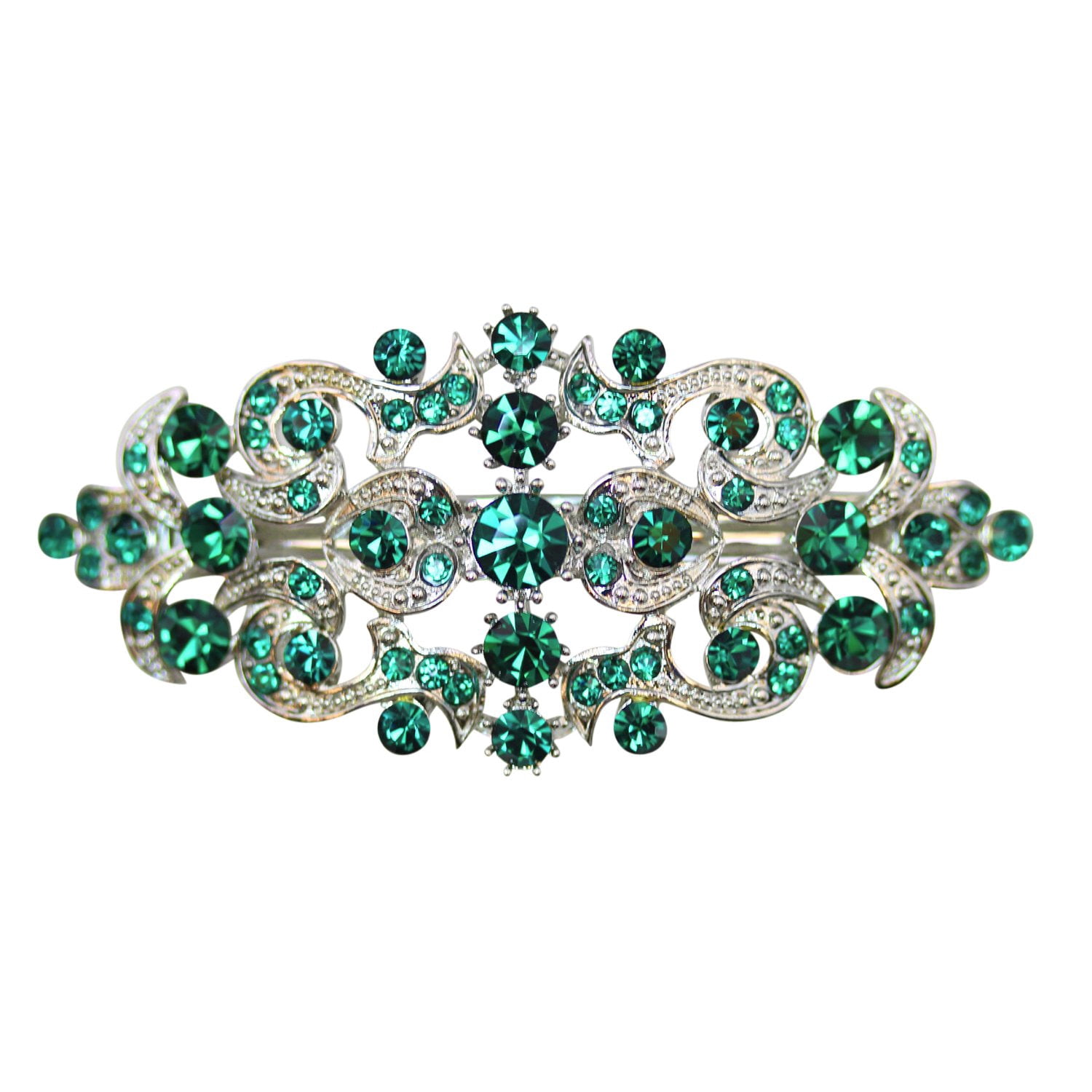 Faship Gorgeous Green Hair Barrette - Walmart.com