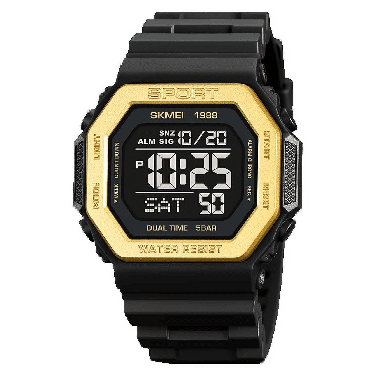 Fashon Back Light Digital Sport Watches Mens Military Countdown Chrono ...