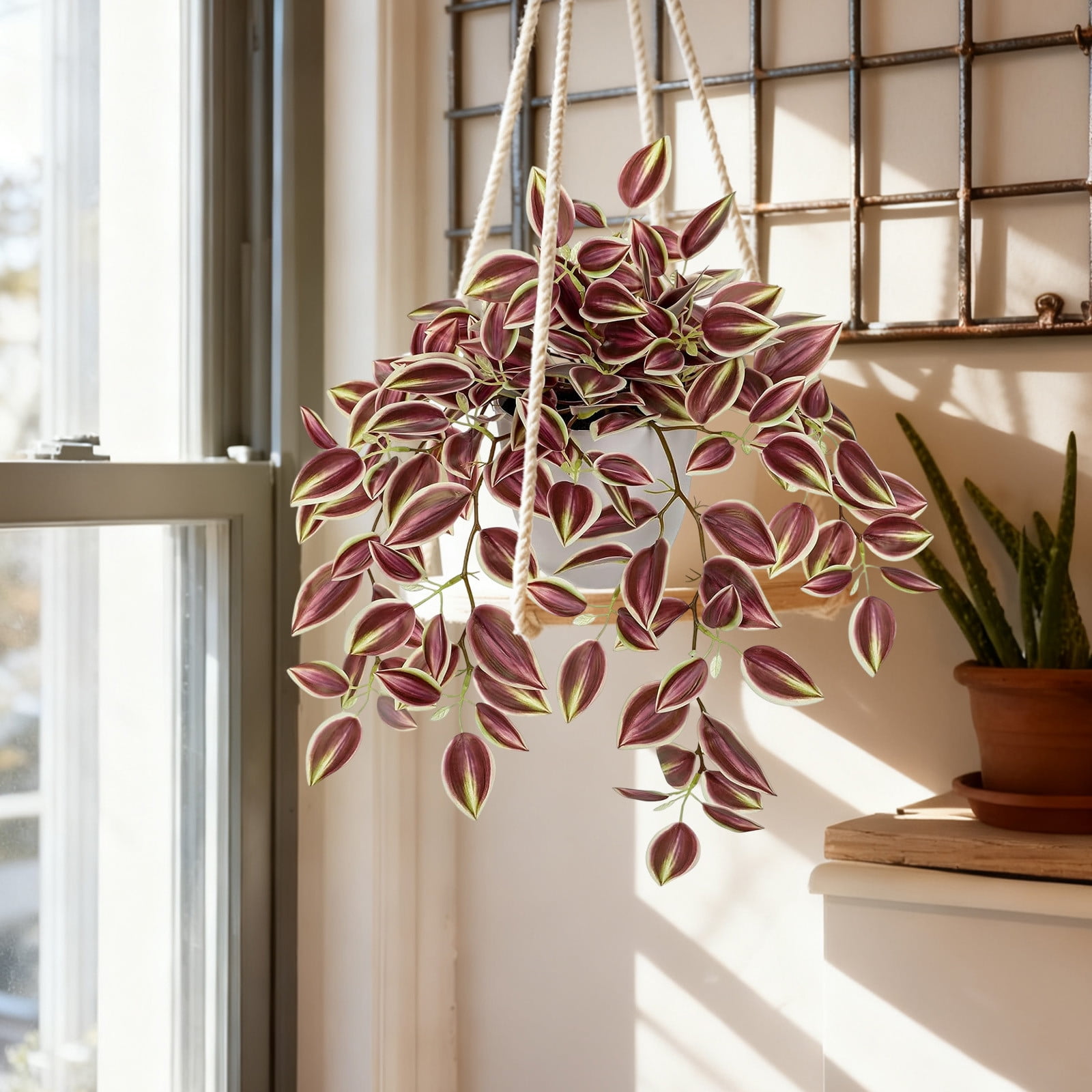 Fasiaou 1 Counts Artificial Potted Plants for Home Decor Realistic Fake ...