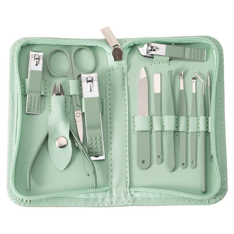 Fasiaou 1 Counts Professional Manicure Pedicure Kit 35 Piece Stainless ...