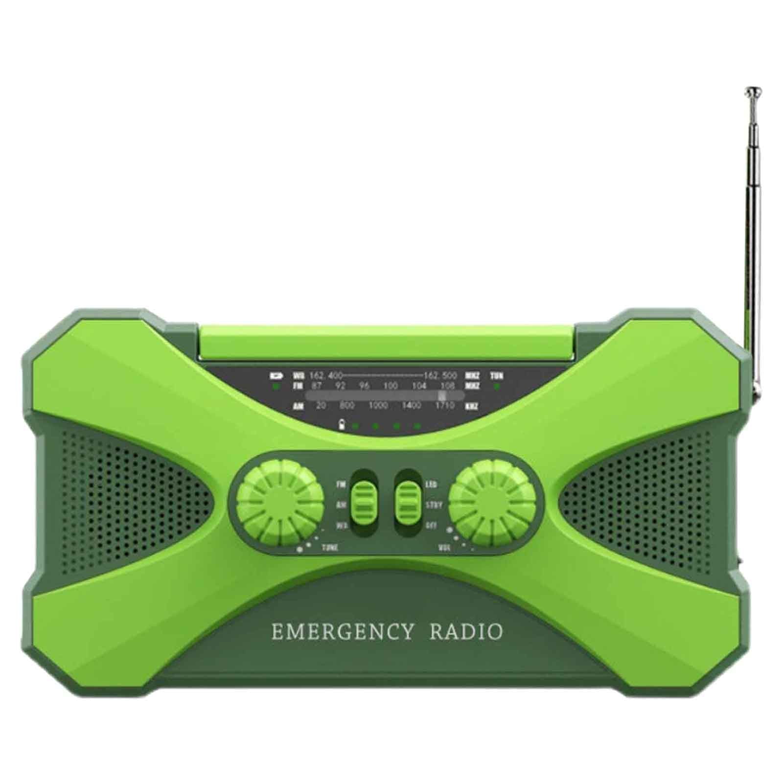 Fasiaou 10000ma Disaster Prevention Emergency Hand Crank Power ...