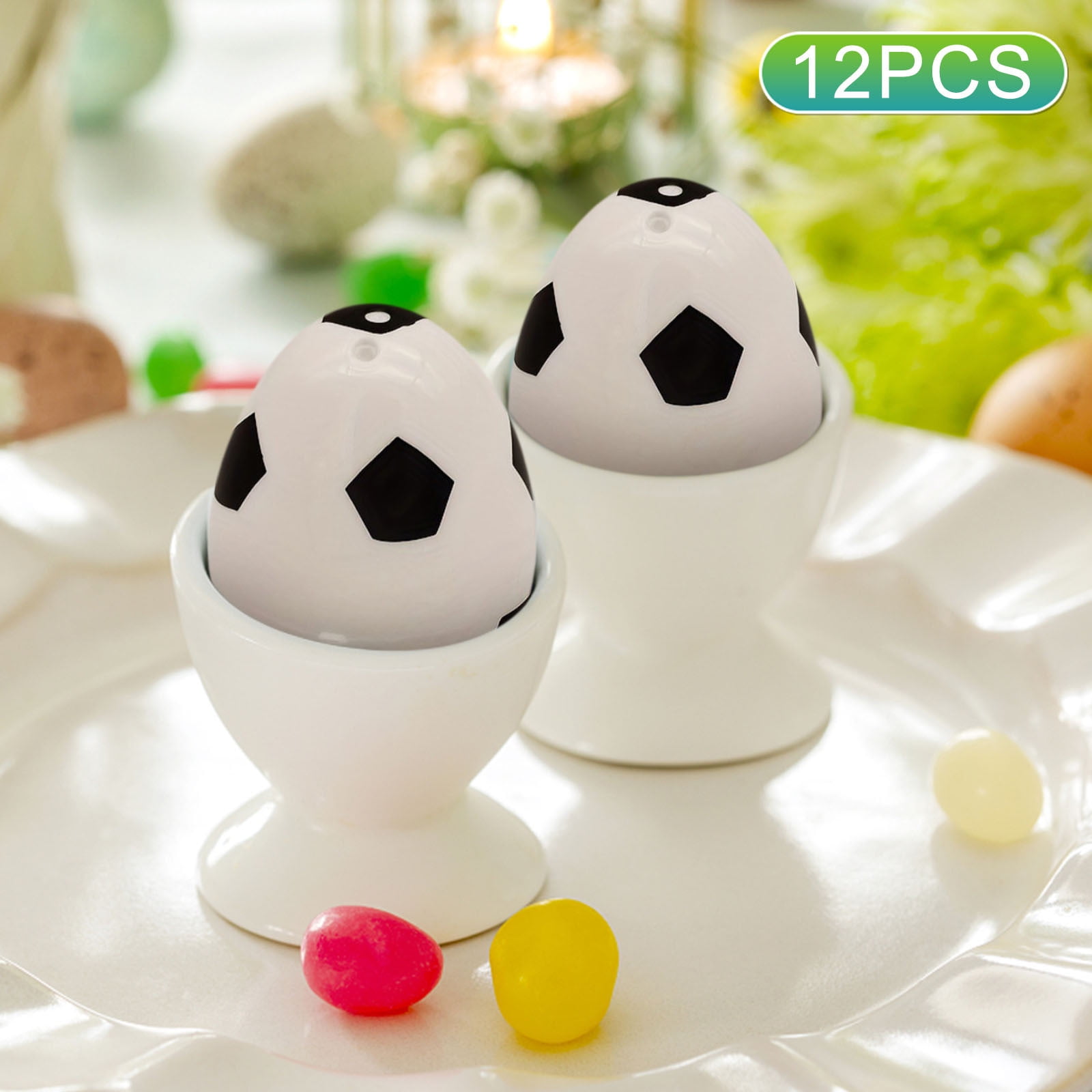 Fasiaou 12 PCS Football Easter Egg Fillable Sport Easter Basket ...
