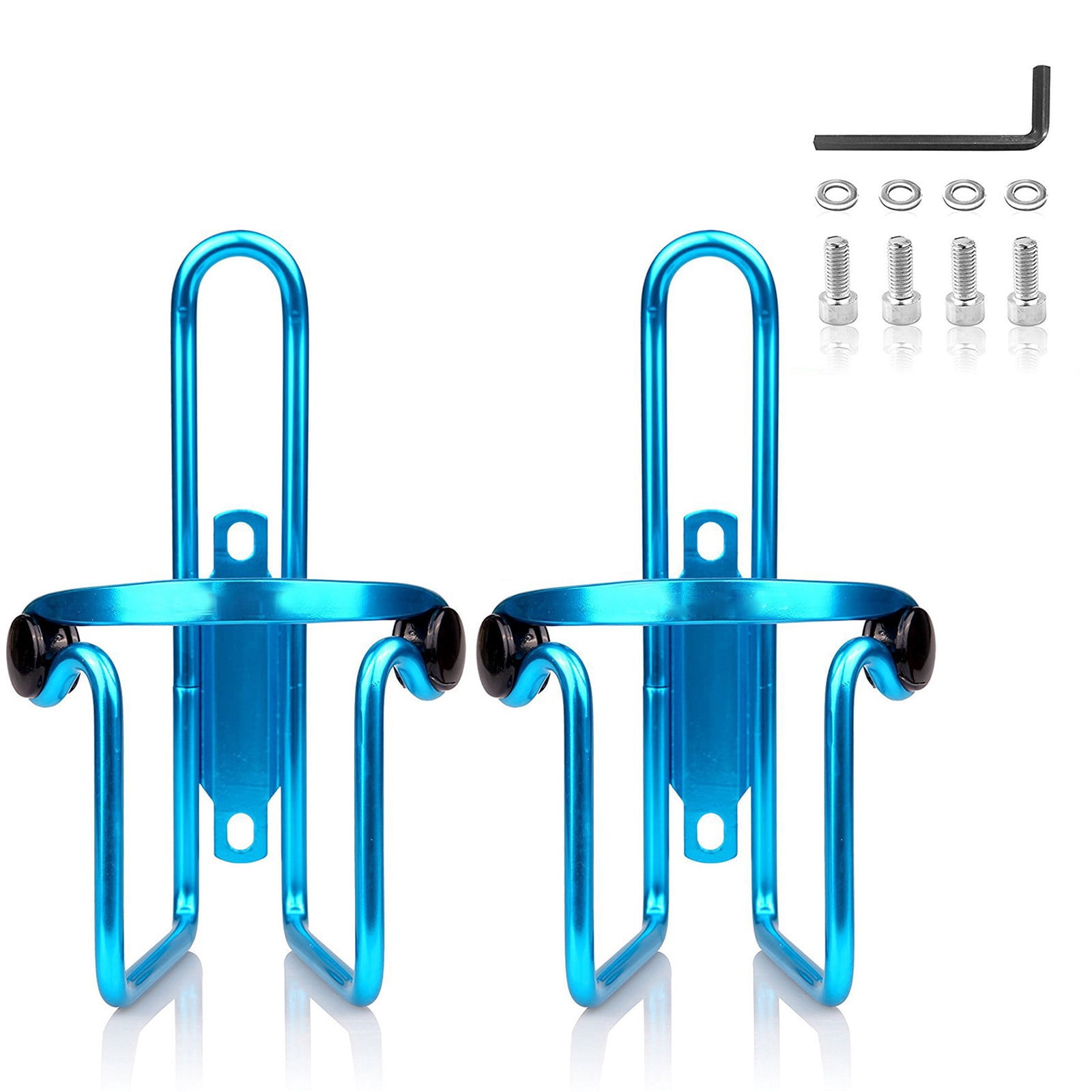 Fasiaou 2Pack Water Bottle Cages, Basic MTB Bike Bicycle Alloy Aluminum ...