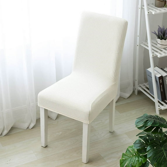 Fasiaou 3 Counts Elastic Stretch Chair Covers Spandex Dining Room ...