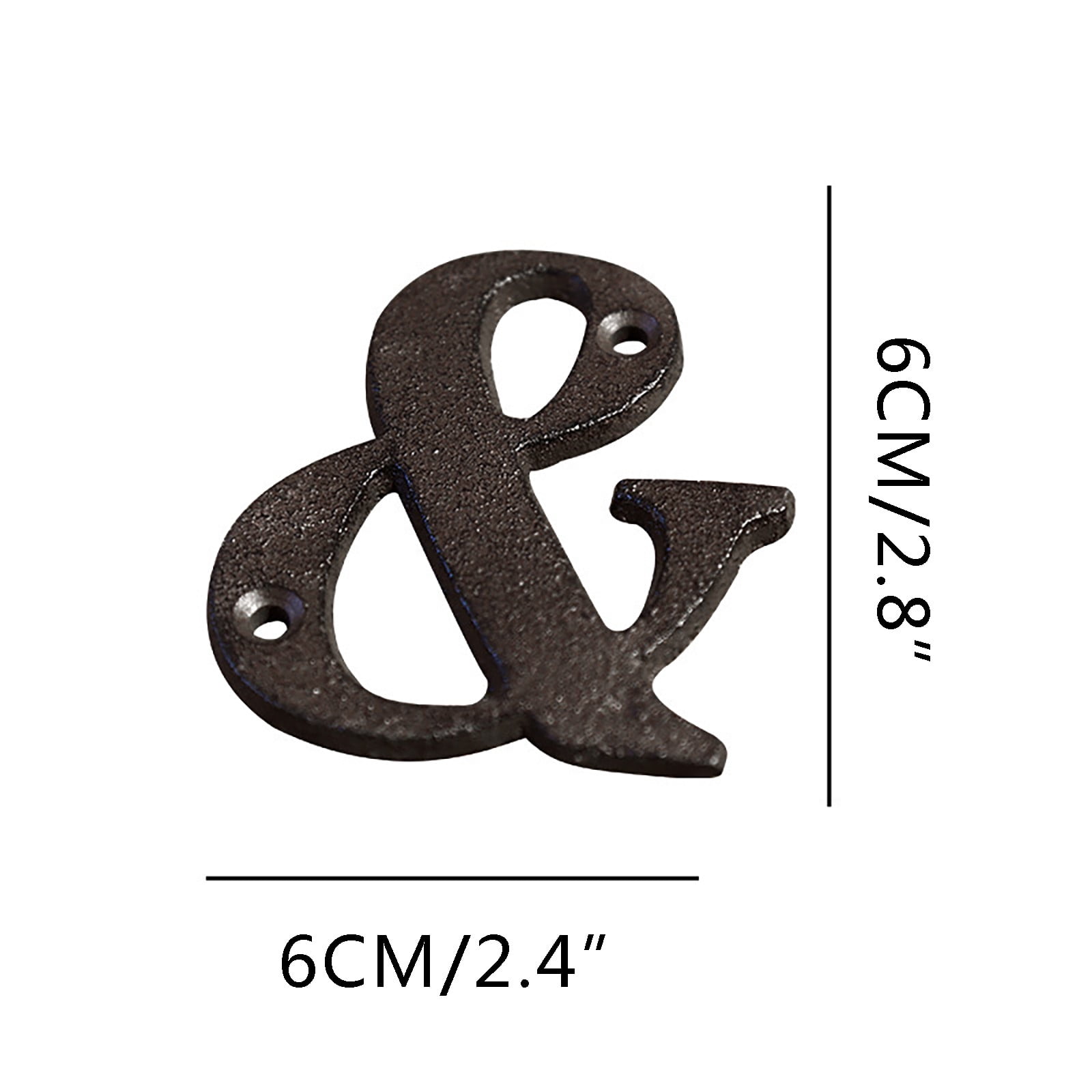 Fasiaou 3 Inch Modern Metal House Numbers, Metal Letter, Black Door ...