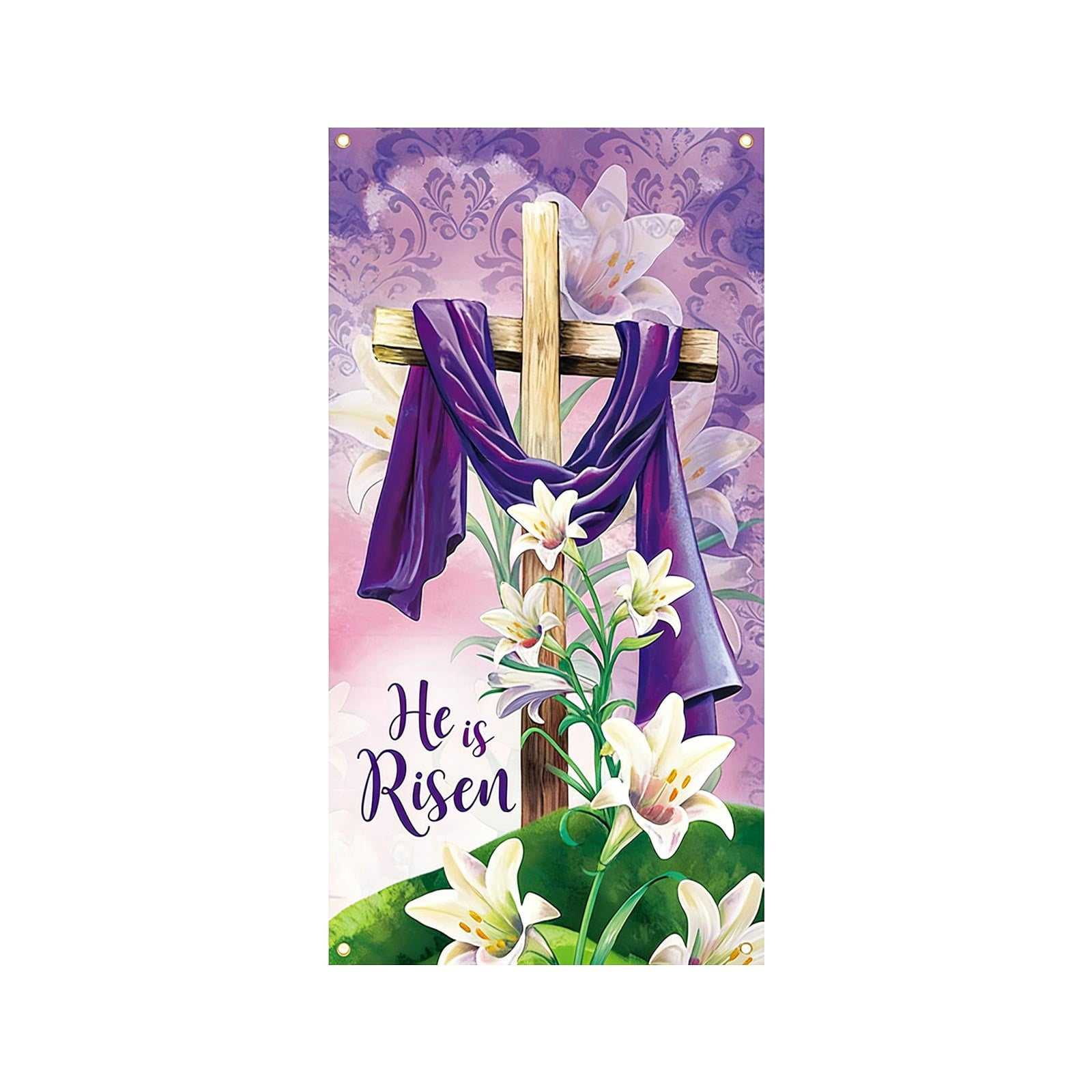 Fasiaou 35x72 Inch Easter Day Door Cover Curtain with Holiday Designs ...