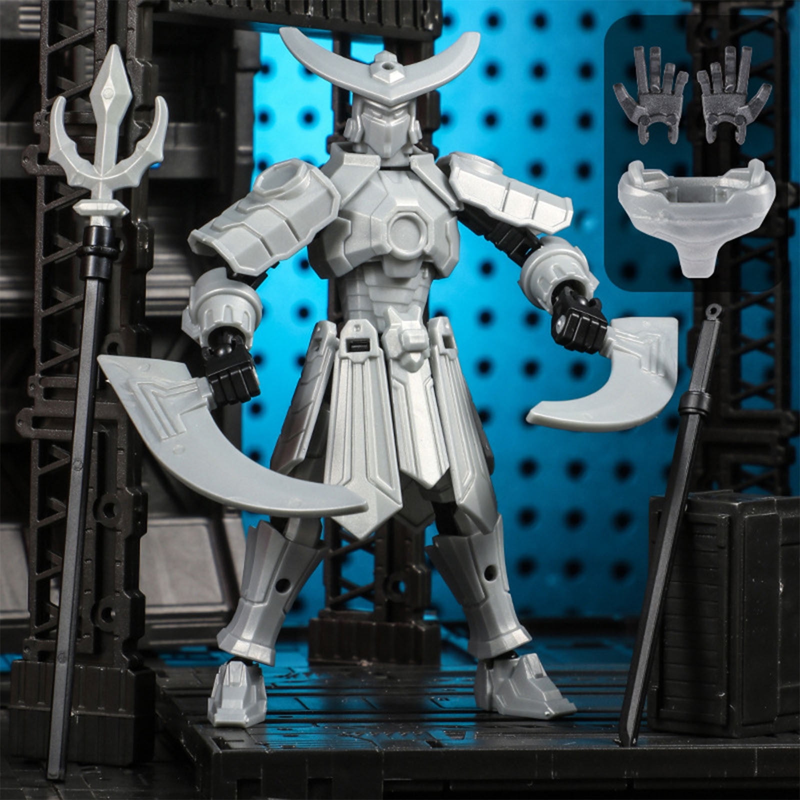 Fasiaou 3Generation Mecha Figure,5PCS Action Figures,5.1" Action Figure ...