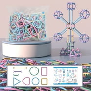 Plus-Plus Big – Open Play Tube – 15 Piece Neon Color Mix – Creative ...