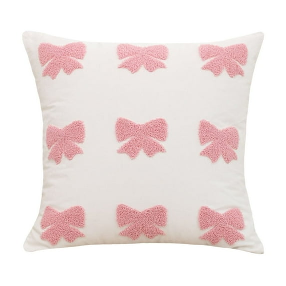 Fasiaou Butterfly Knot Pattern Decorative Pillowcase for Sofa Cushion ...