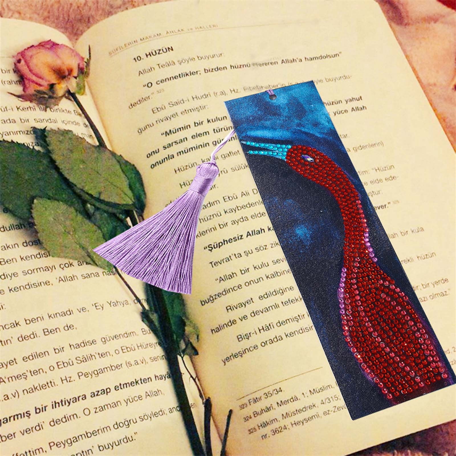 Fasiaou Diamond Bookmark Kits for DIY Craft Diamond Art Bookmarks with ...