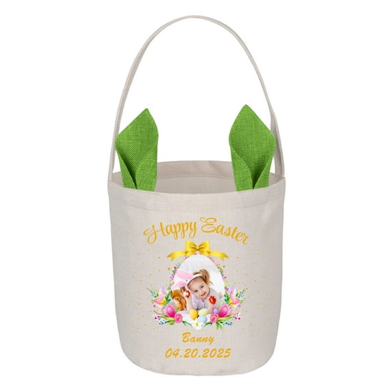 Fasiaou Easter Basket Stuffers, Custom Initial and Name on Basket ...