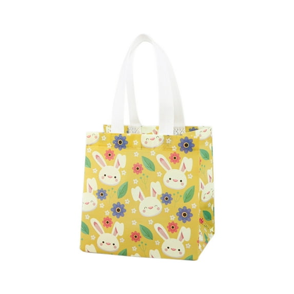 Fasiaou Easter Egg Pattern Non-Woven Reusable Shopping Gift Bag for ...
