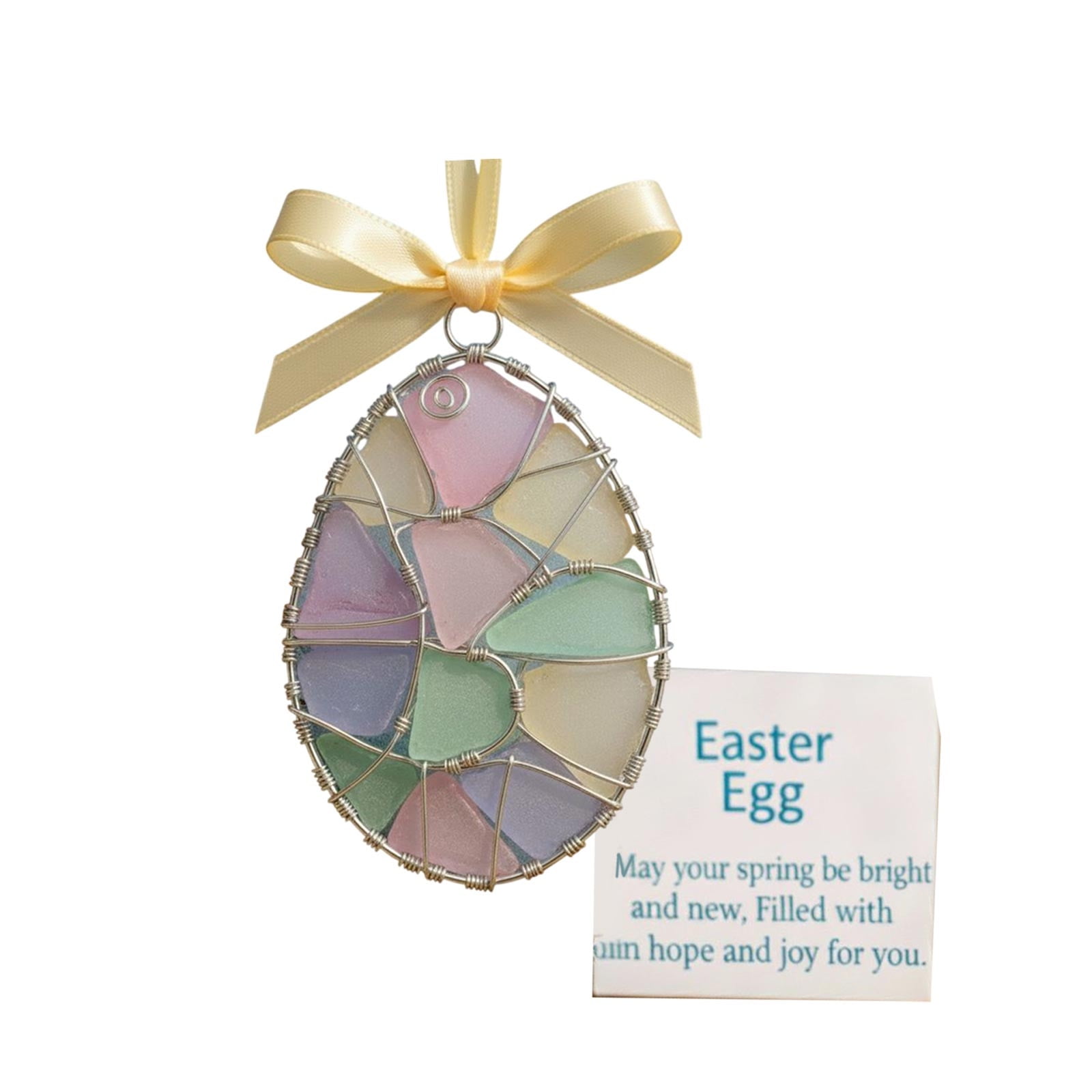 Fasiaou Easter Sea Glass Friendship Decor Ornaments - Timeless ...