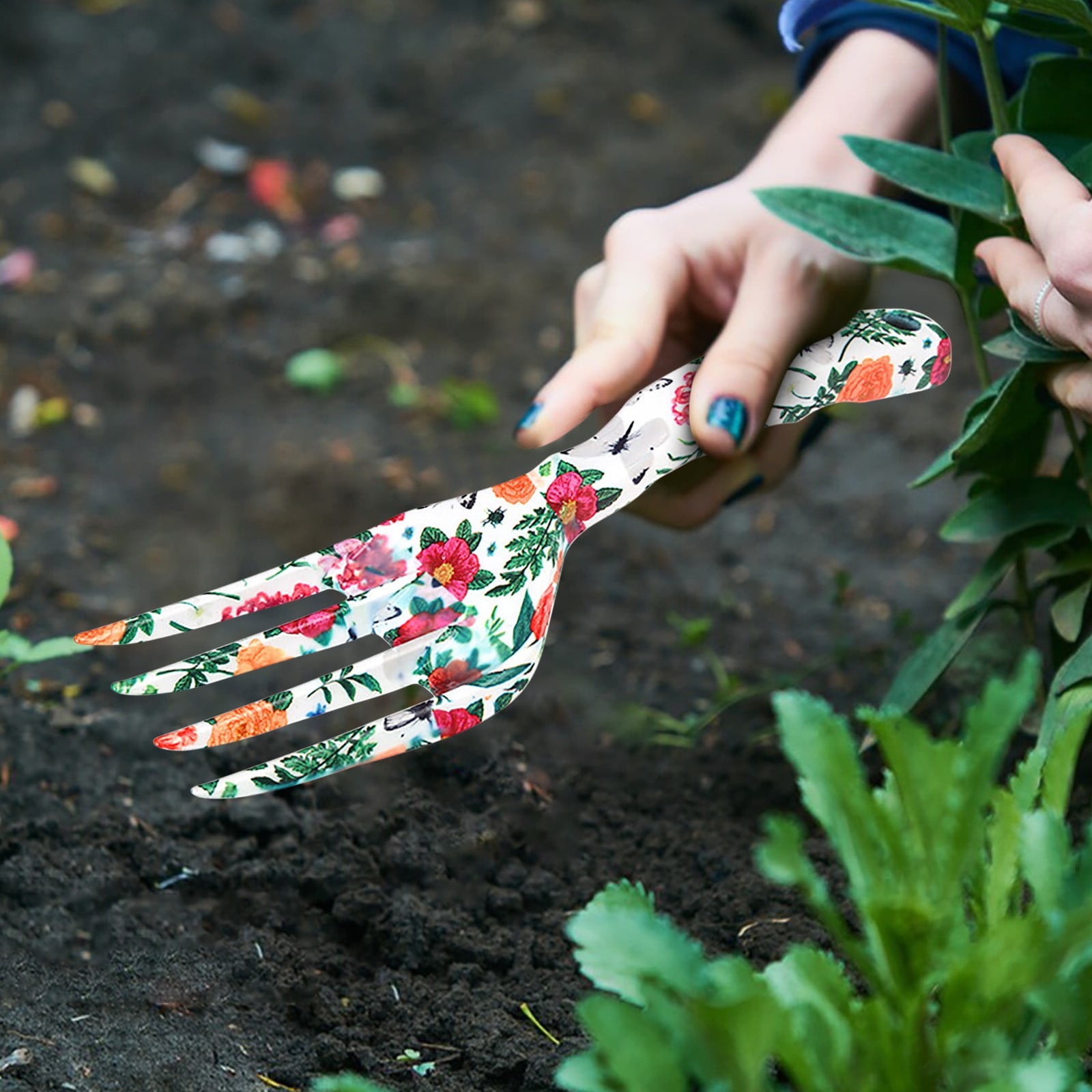 Fasiaou Flower Pattern Gardening Tools, Gardening Trowel With Scale ...