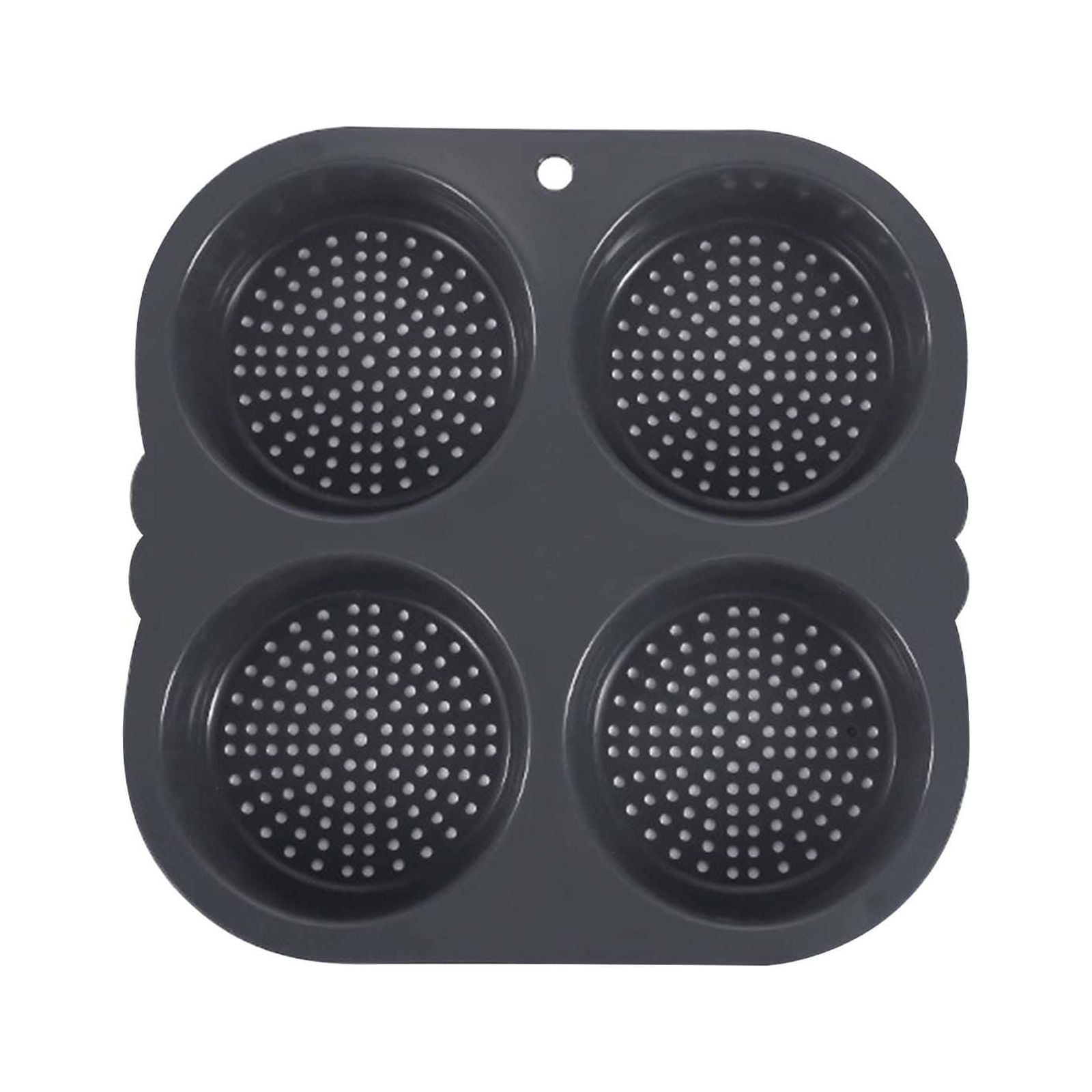 Fasiaou Hamburger Bun Pan, Non-Stick Food Grade Silicone Bread Loaf Pan ...