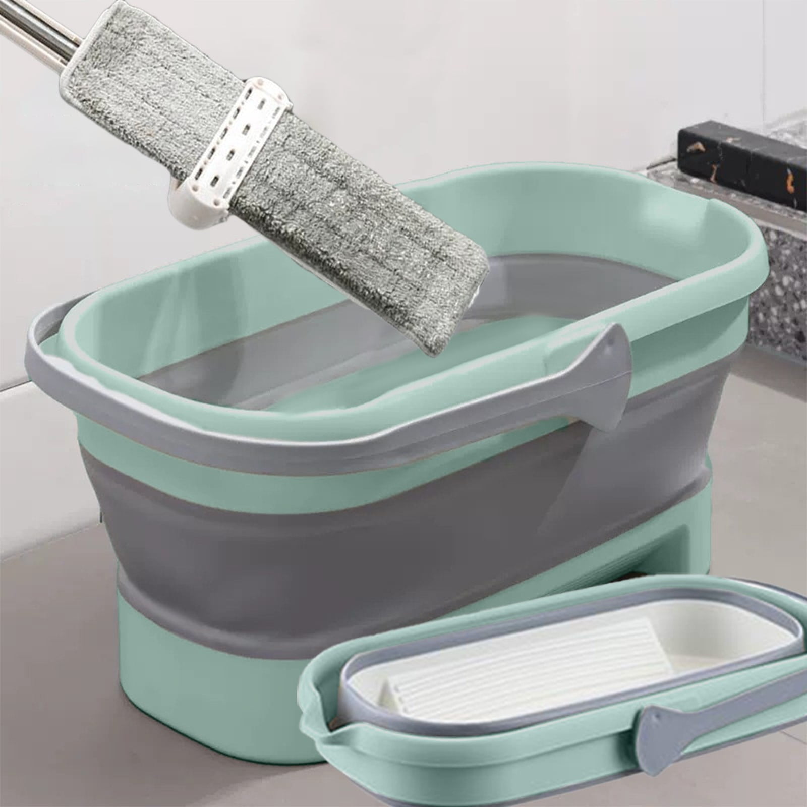 Fasiaou Large Mop Bucket Bucket 4.2 Gallon 17l With Handle For House ...